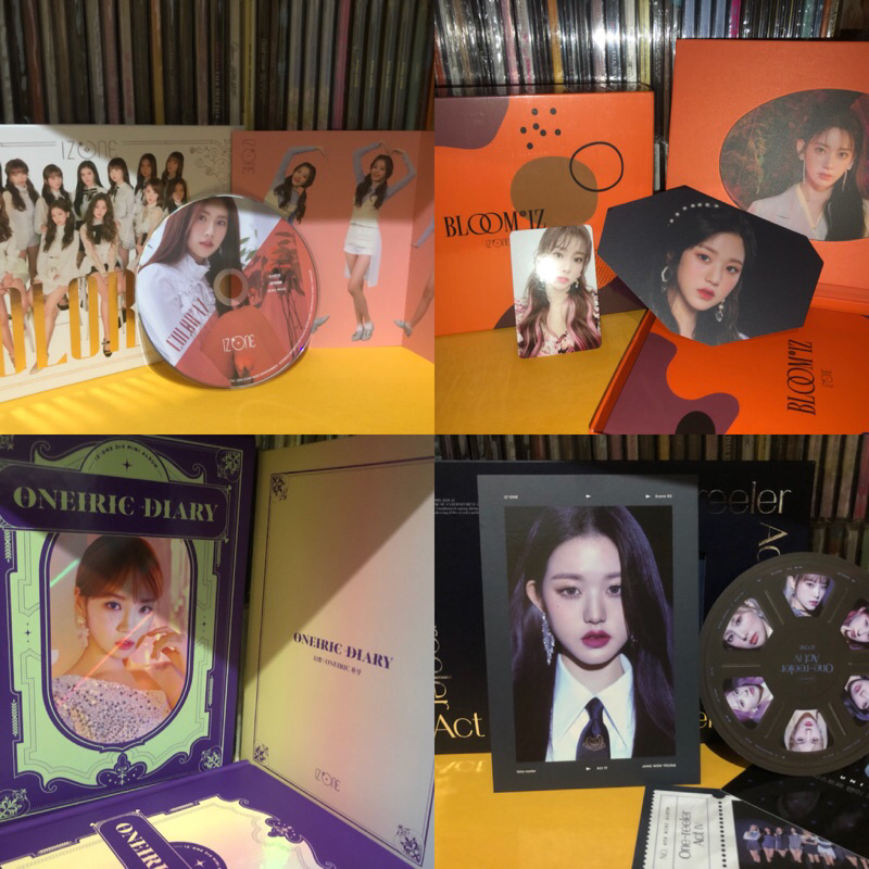 For IZ*ONE IZONE ALBUM ONLY, BLOOM IZ, ONEIRIC DIARY, ONE REELER, COLOR ...