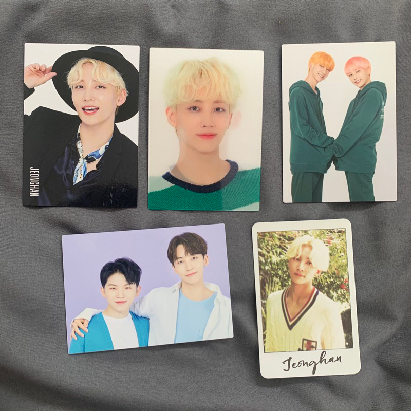 Pc seventeen photocard jeonghan svt al1 bundle tc trading card happy ...