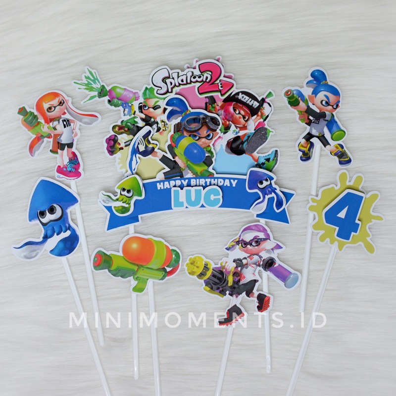 Splatoon Nintendo Switch Game Character 3D Cake Topper | Shopee Singapore