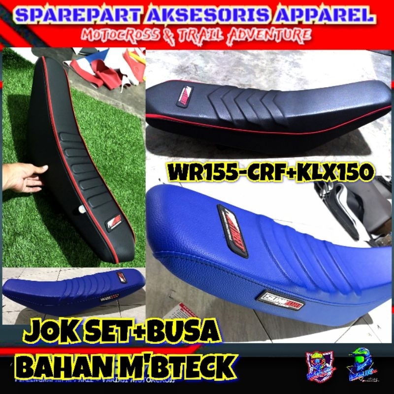 Wr 155 Seat Cover Yamaha WR155 Seat Cover Leather Seat Set CRF KLX DTRACKER KLX BF SEAT GORDONS ...