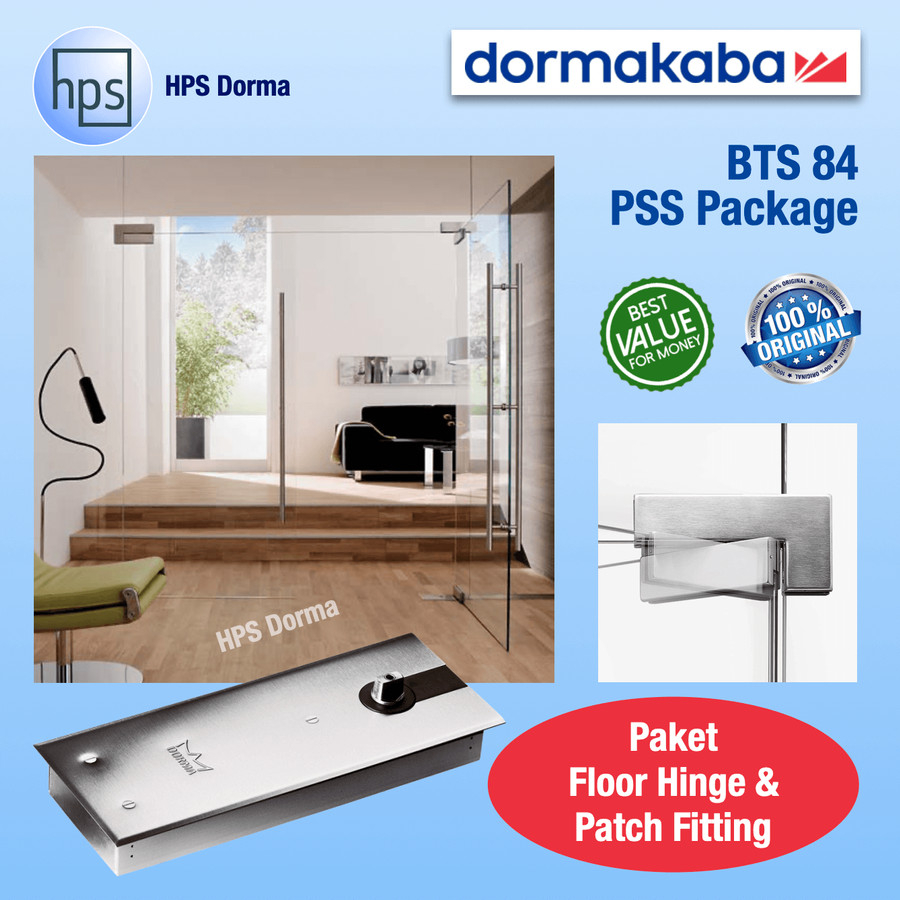 Bts 84 PSS Package - Dorma Floor Hinge And Patch Fitting Package (PSS ...