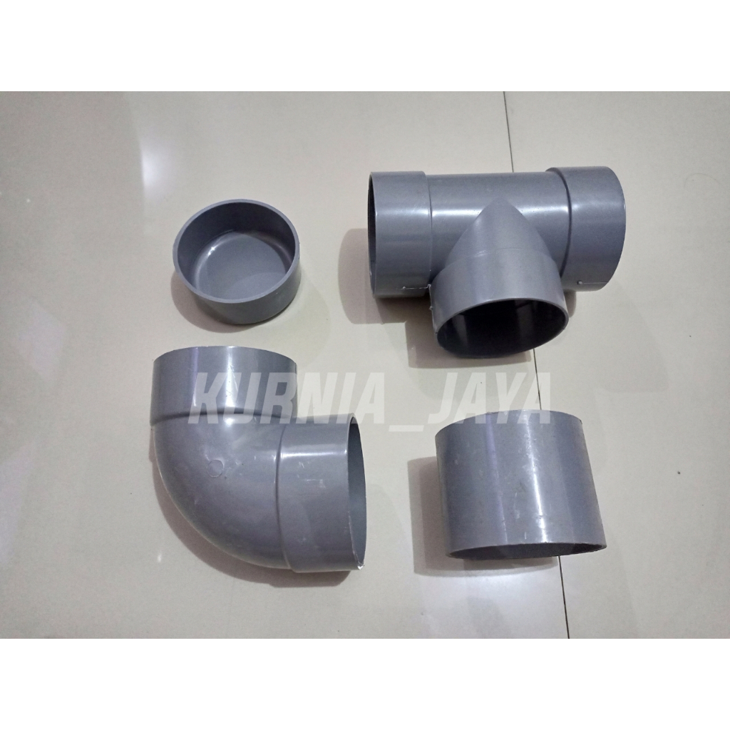 3 INCH PVC Pipe Connection (TEE, KNEE, SOCKET And Hubcap) | Shopee ...