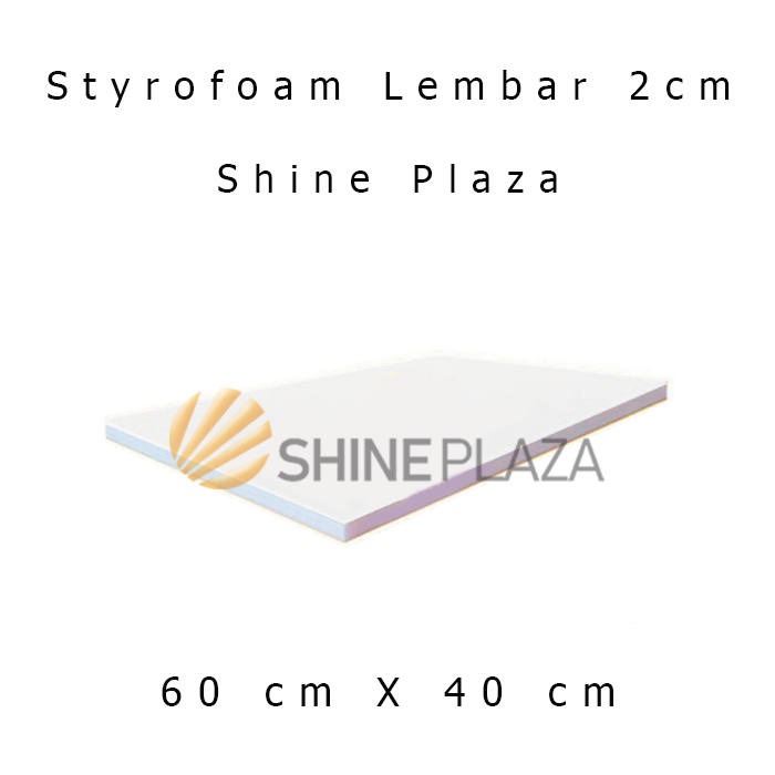PUTIH Styrofoam Styrofoam 2 cm - 2cm Plain White Cork Foam Sheet ...