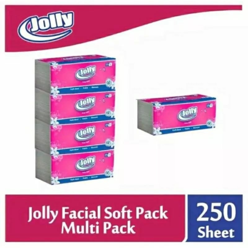 Jolly Tissue 250s Multipack (4 pcs/pack) | Shopee Singapore