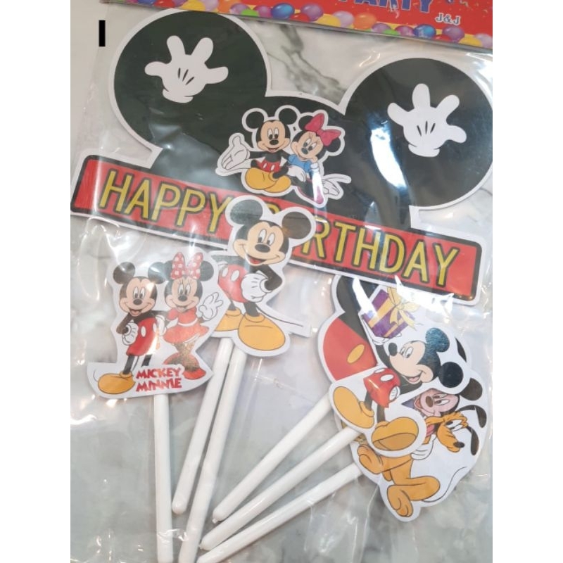 Birthday Cake Topper / Character Cake Topper / Cake Decoration | Shopee ...