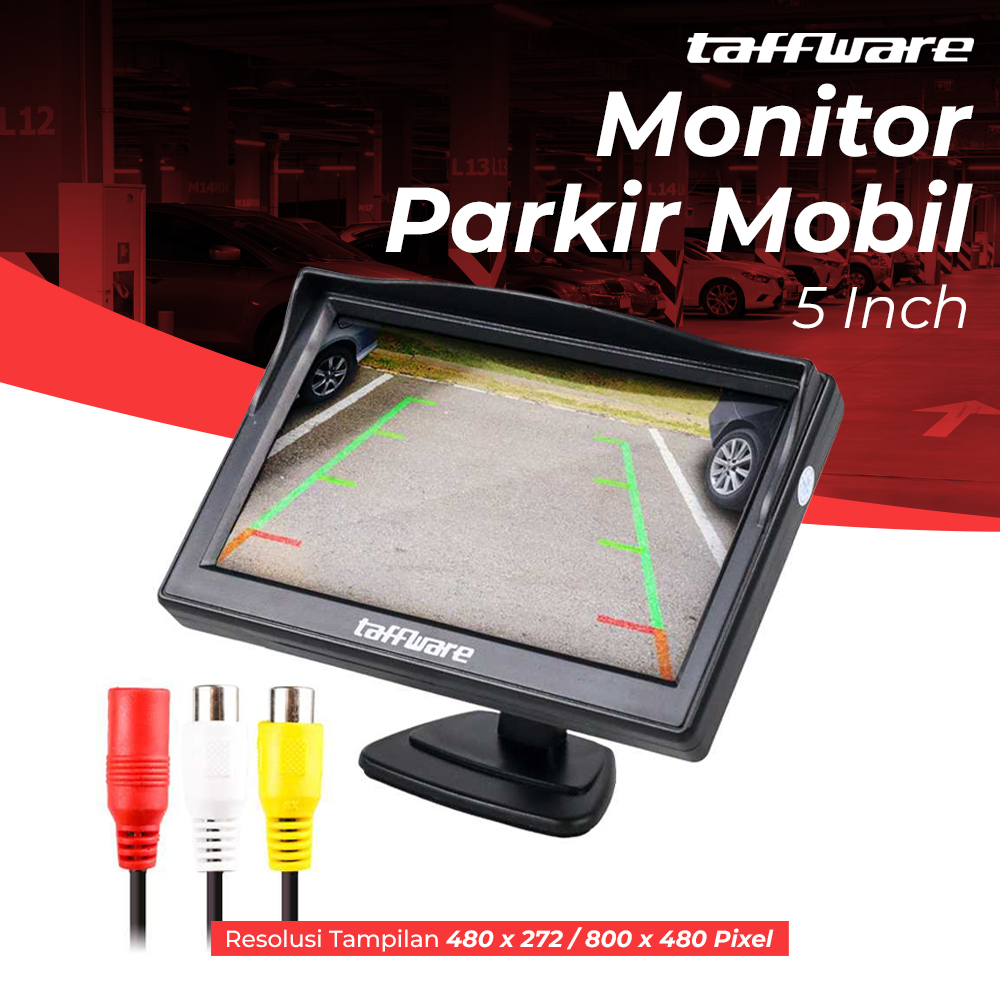 LAYAR Car PARKING SCREEN Car Parking Rear View Monitor TFT LCD 5 Inch ...