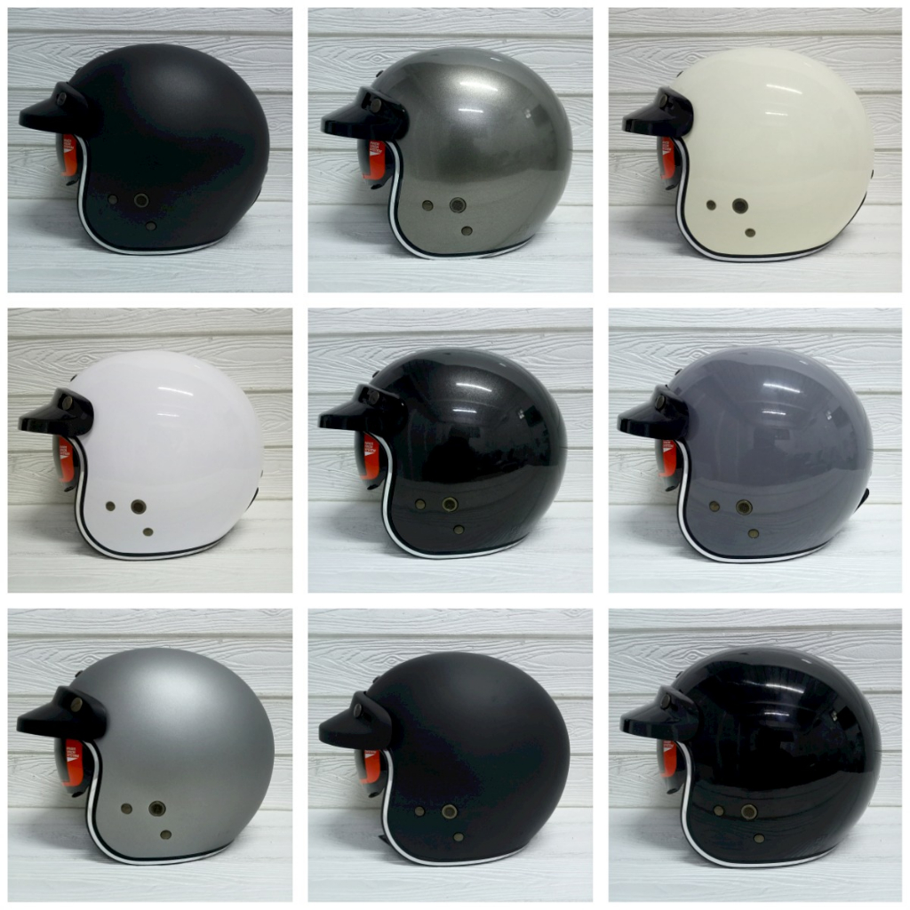 RETRO BOGO HELMET NJS NX-2 INTERCOM RETRO HELMET PREMIUM RETRO HELMET ...