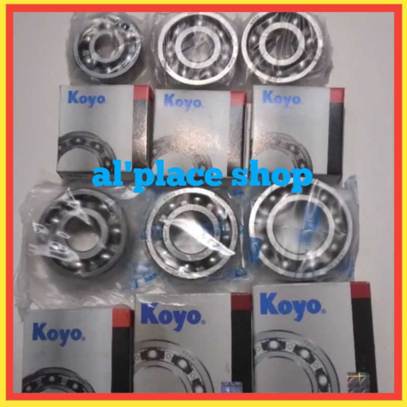 Bearing gearbox ratio set nmax aerox 155 lexi original koyo japan (6pcs) | Shopee Singapore