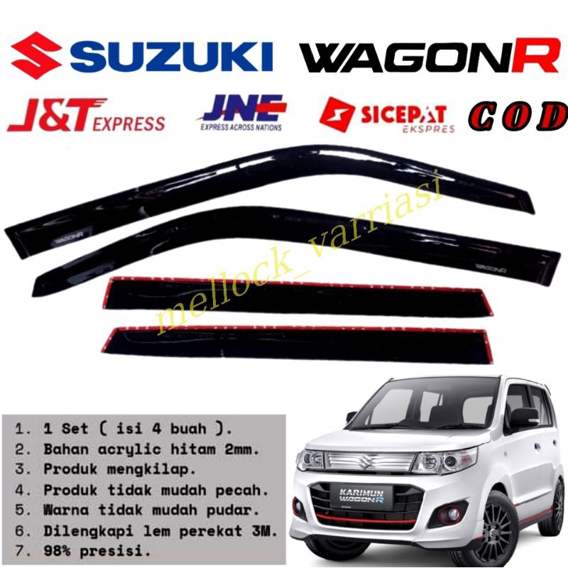 Suzuki KARIMUN WAGON-R Car Door Gutter (FULL SET) | Shopee Singapore