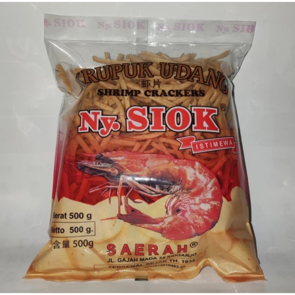 Ny Siok Shrimp stick Crackers Mrs. Siok's Shrimp stick Crackers 500 ...