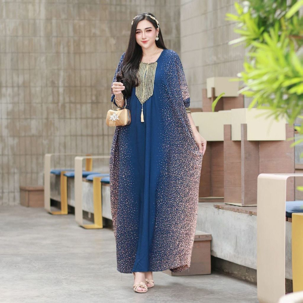 Batik Kaftan - Women's Kaftan Sultan Lace Jumbo Maxi Blirik Spray Batik ...