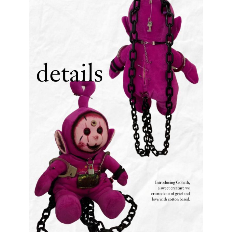 Goliath TELETUBBIES GOTH BACKPACK (REWORKED) | Shopee Singapore
