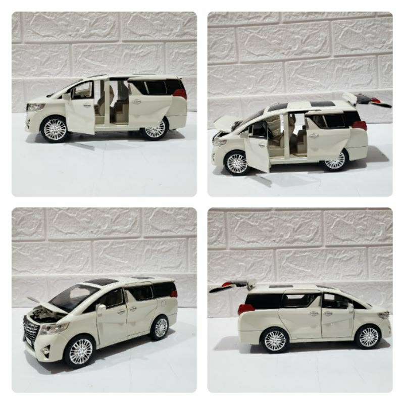 DIE CAST ALPHARD JUMBO SCALE CAR 1:24 SIMULATION SOUND AND LIGHT ...