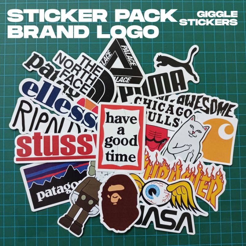 Sticker Pack Brand Logo | Shopee Singapore