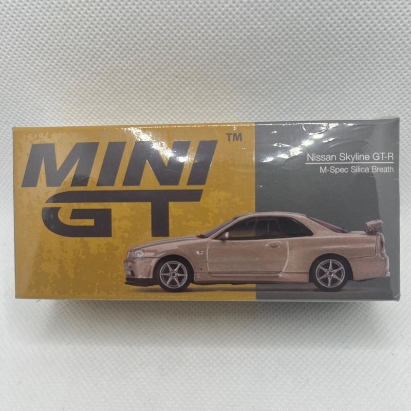 Mini GT 348 Nissan Skyline GT-R R34 M-Spec Silica Breath Minigt ...