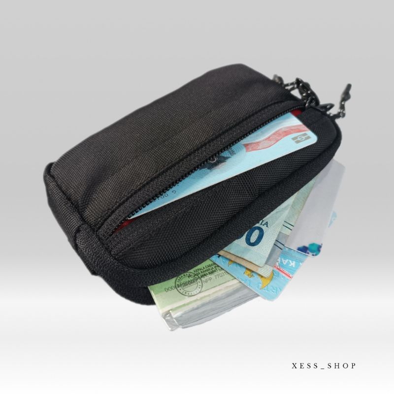 Pouch Hanging Wallet Card Wallet for Men and Women Jeis | Shopee Singapore