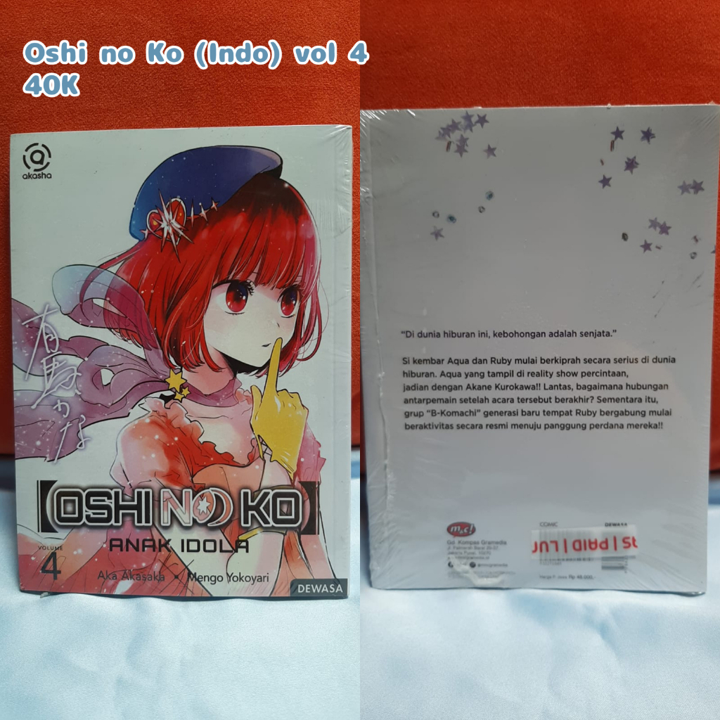Oshi no Ko vol.4 (Indonesian) | Shopee Singapore