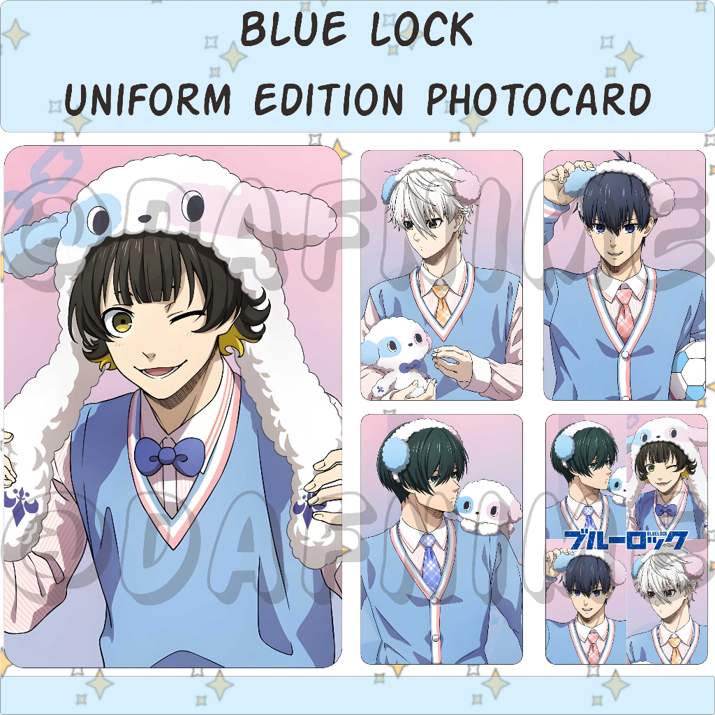 BLUE LOCK UNIFORM EDITION PHOTOCARD ANIME | Shopee Singapore