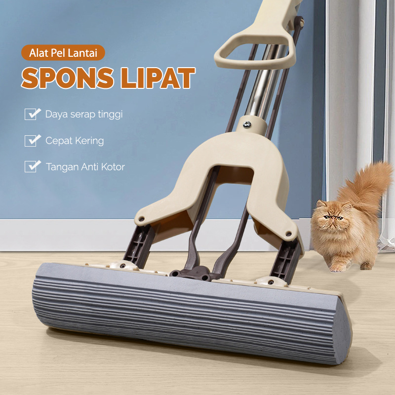 Ultra Mop Spongy Folding Squeeze Sponge Floor Mop Water Absorbent ...