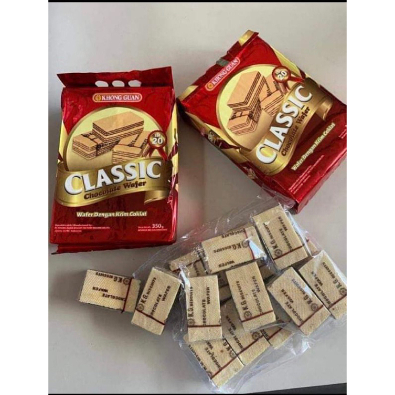 Classic khong guan wafer refil 200 grams old school wafer delicious ...