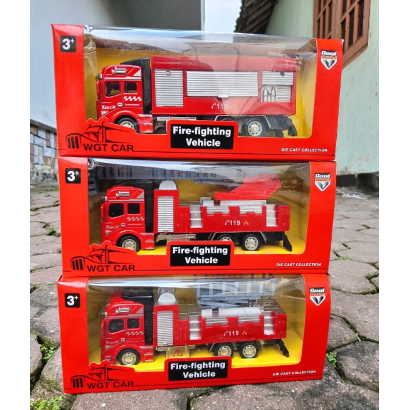 Big | Diecast Car Fire Truck Metal Alloy W112211 10/miniature Fire ...