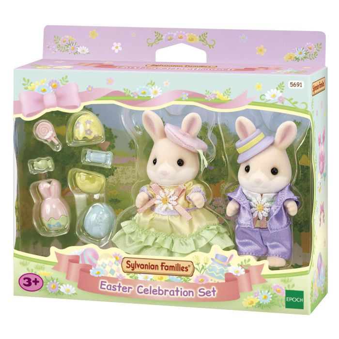 SYLVANIAN FAMILIES Sylvanian Family Family Easter Celebration Set Toys ...