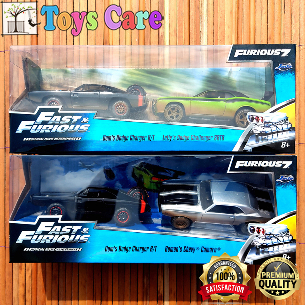 Jada Fast&Furious Dom Dodge Charger Letty Fast7 Challanger Roman's ...