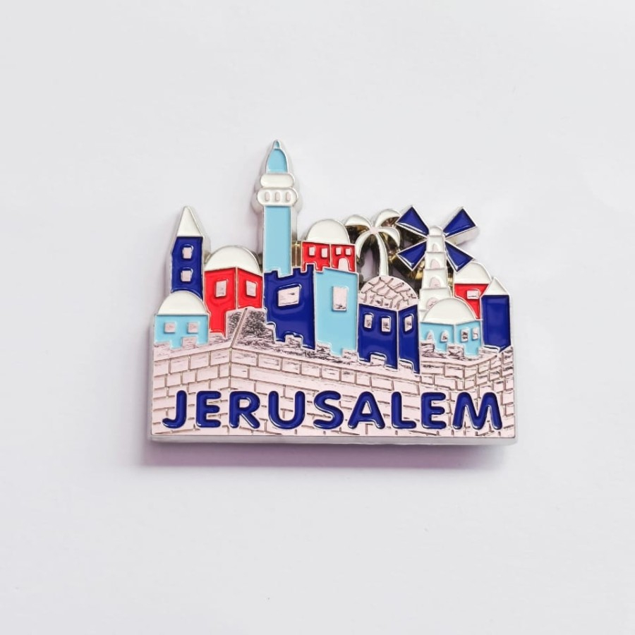 Jerusalem Fridge magnet Souvenir By gift Of The State Of Israel - city ...