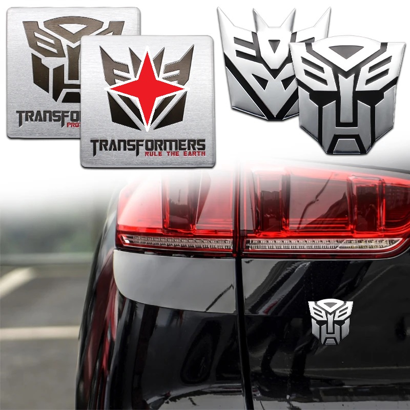 3d Transformer Plastic Sticker Badge for Cars, Bikes | Emblem New ...