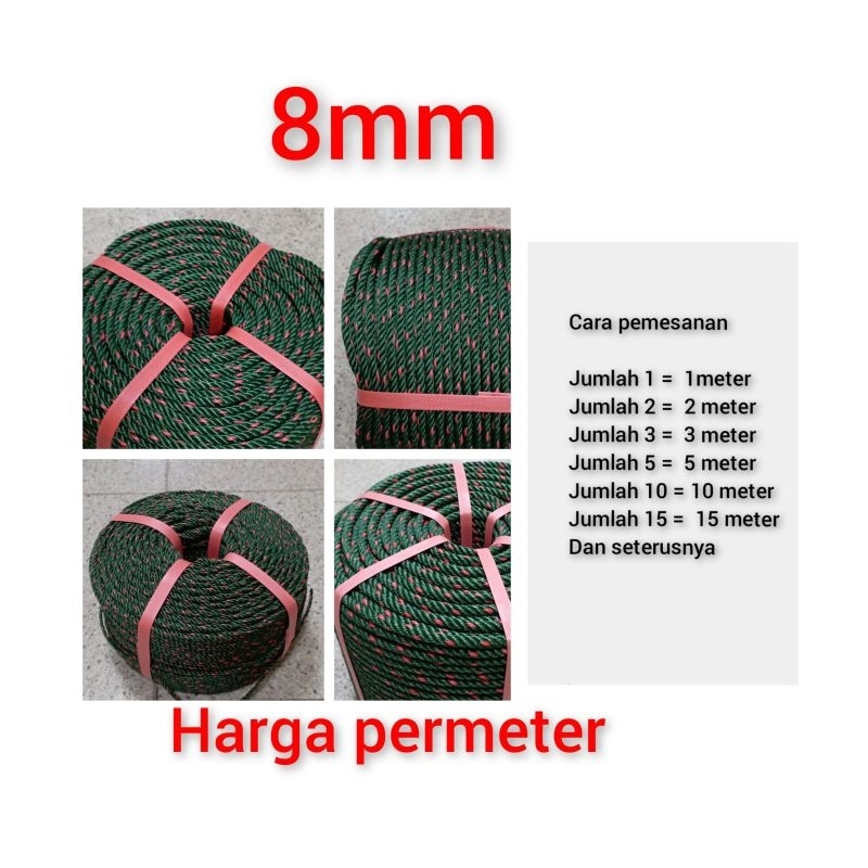 8 mm rope/8mm plastic rope (per meter) | Shopee Singapore