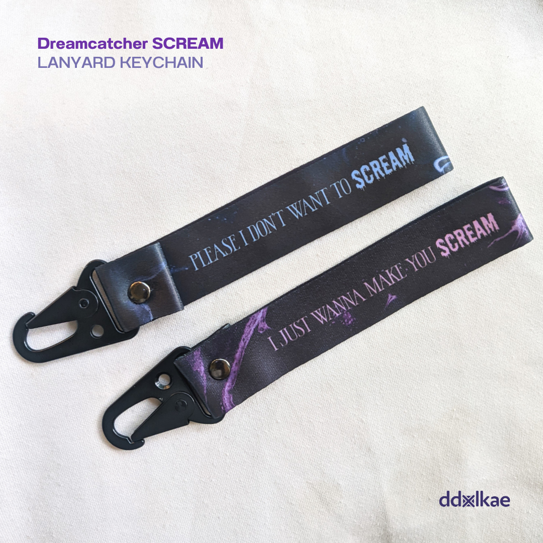 Dreamcatcher MAISON & SCREAM Lanyard Keychain [K-Pop Rock] | Shopee ...