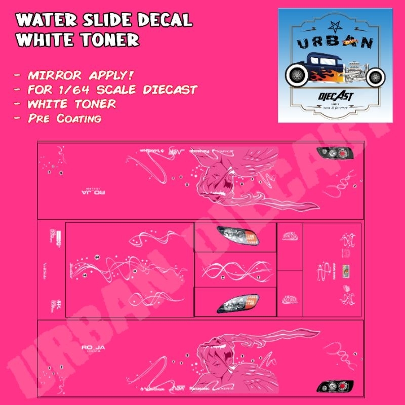 Hot wheels decal white toner S2000 Suki fast furous | Shopee Singapore