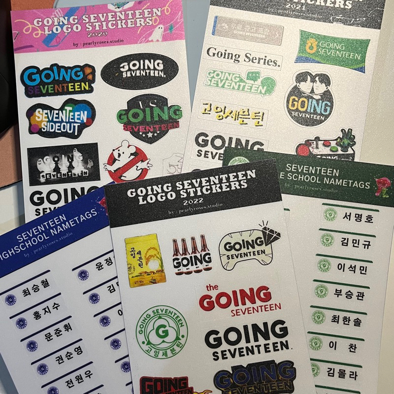 Going Seventeen Logo & Meme Stickers | Shopee Singapore