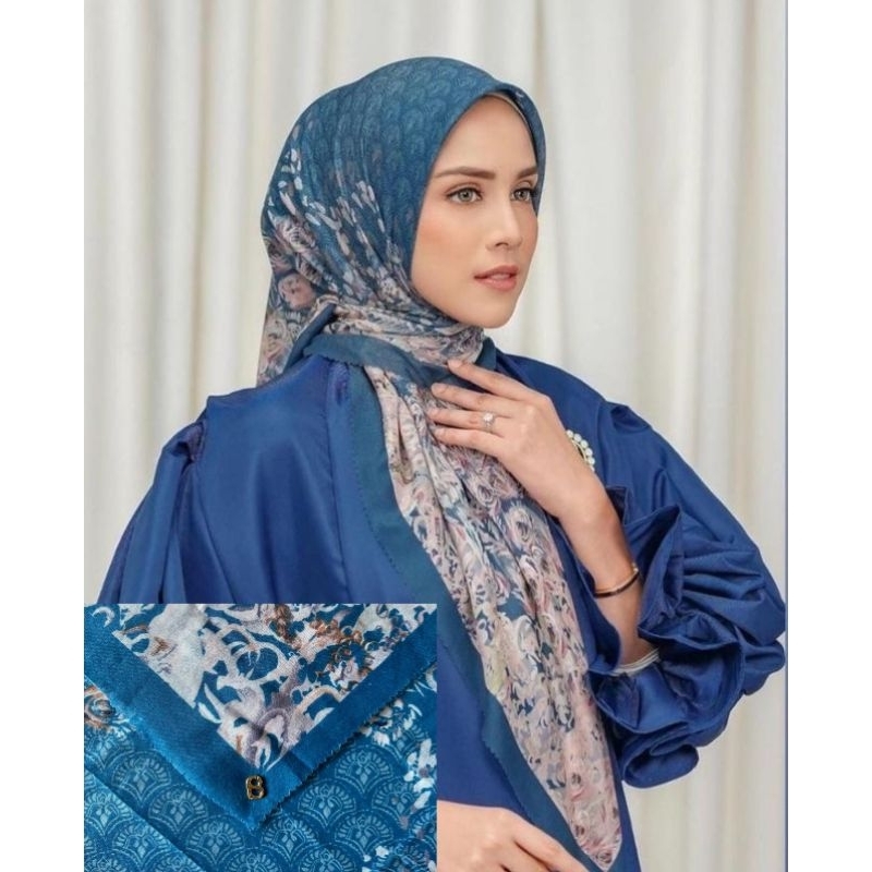 Hijab /triangle Motif Ala Button Using Iron Logo/Latest Hijab 2023 ...