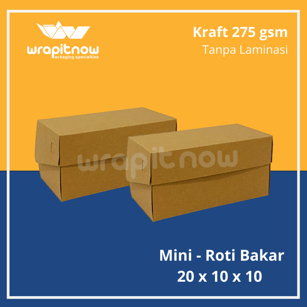 Kraft box 20x10x10 Without Lamination mica sponge roll box toast box ...
