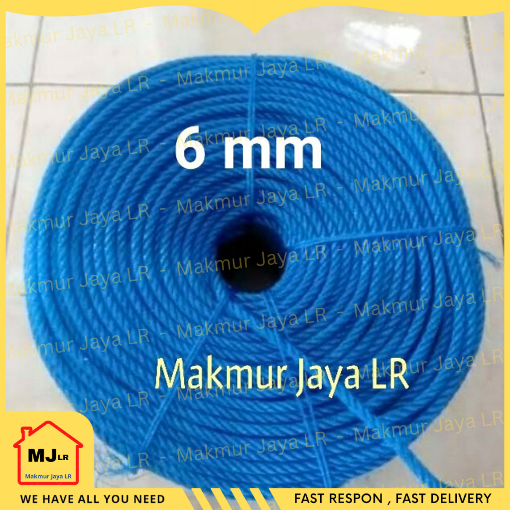 6mm ROLL Slapping Rope / 6 mm ROLL Plastic Rope / 6 mm Plastic Rope per ...