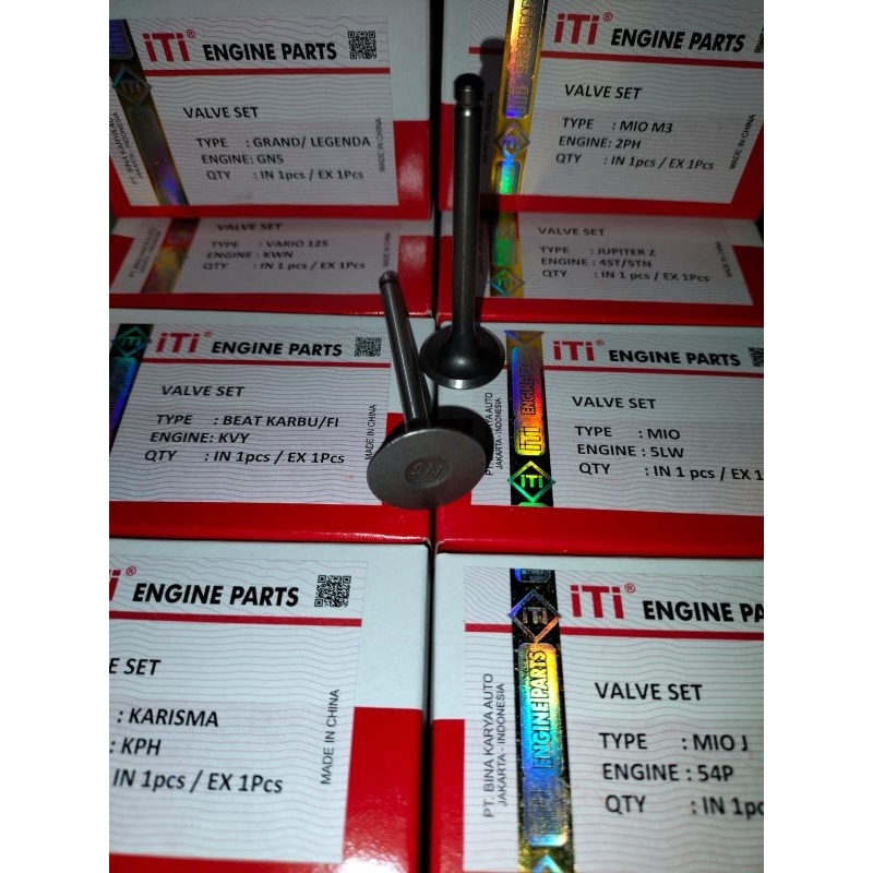 Umbrella VALVE 5LW MIO NOUVO SOUL IN/EX ITI ENGINE VALVE | Shopee Singapore