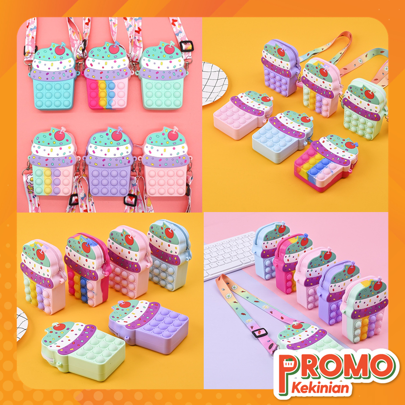 - T5639 Tas Pop It Ice Cream/Tas Pop It Cup Cake/Tas Pop It Girl/Tas ...