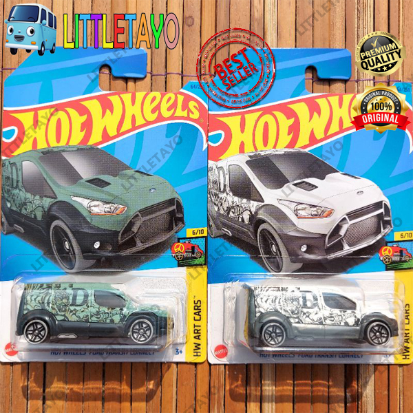PUTIH HIJAU Hotwheels FORD TRANSIT CONNECT 2023 White ORANGE Blue Green ...