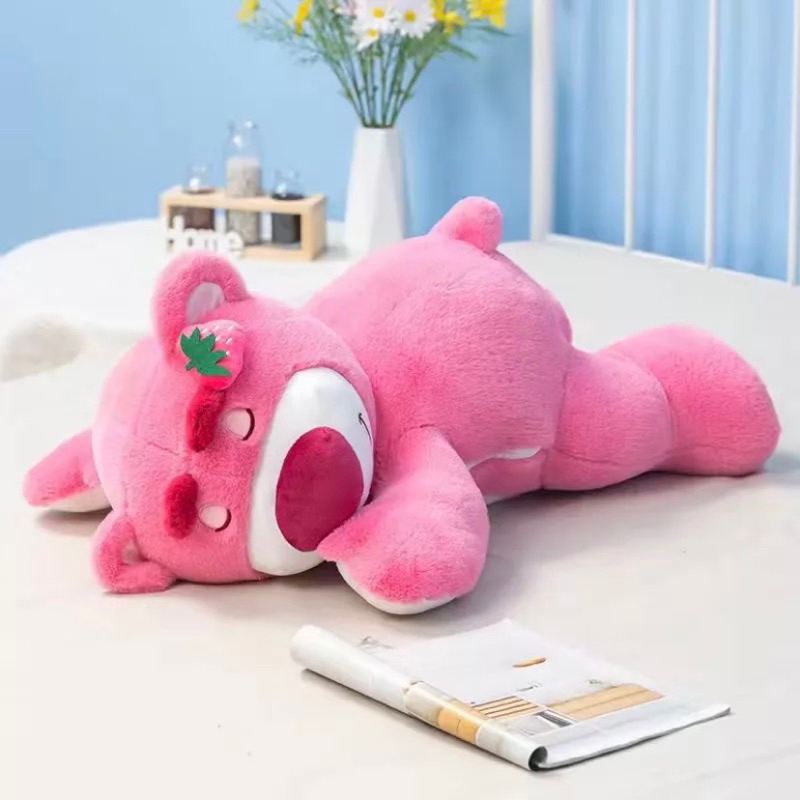 Toys Teddy Bear Lotso Tengkurep Strawberry 30cm Smooth And Soft ...