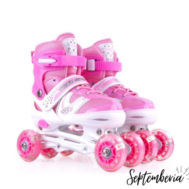 Inline SKATE POWER Children's Roller Skates BAJAJ & Car MODE) | Shopee ...
