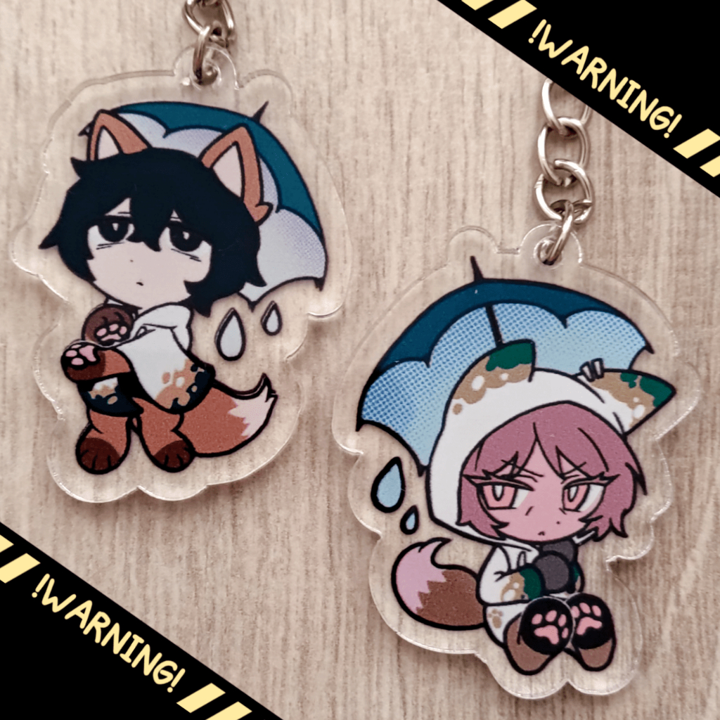 Limbus Company Outis Yi Sang Sunshower Fox EGO Keychain Fanart By ...