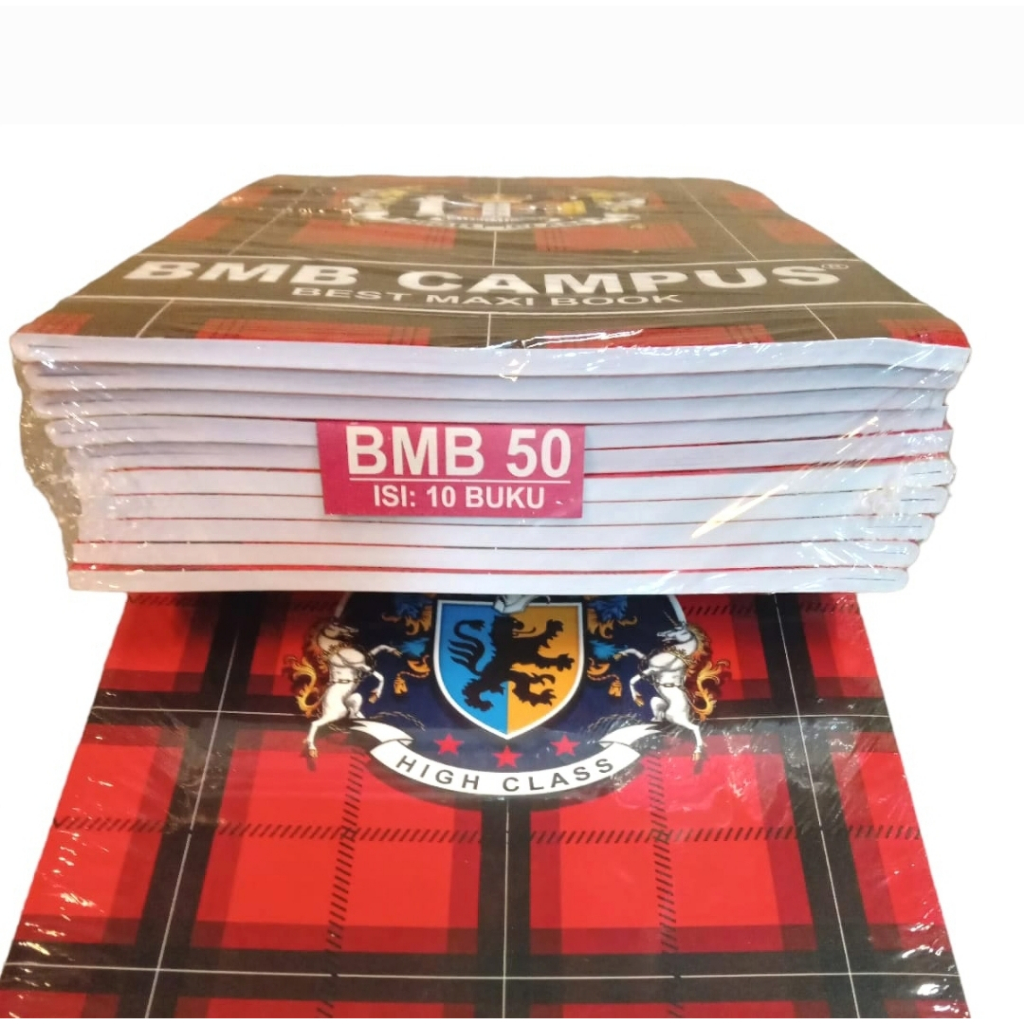 Maxi BMB CAMPUS notebook 1 Pack 50 Sheets (10 Books) | Shopee Singapore
