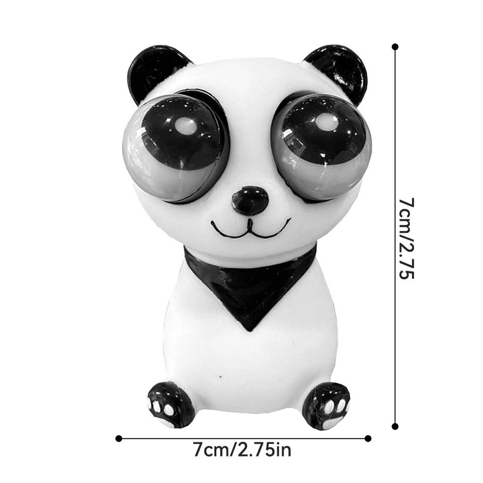 MATA Squishy Squeeze Eye Panda Toy / Viral Panda Eye Toy / Anti-Stress ...