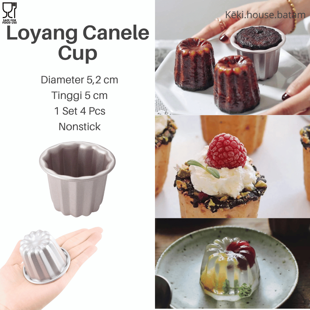 Chefmade 4-piece Canele Cup Pan Nonstick/ set | Shopee Singapore