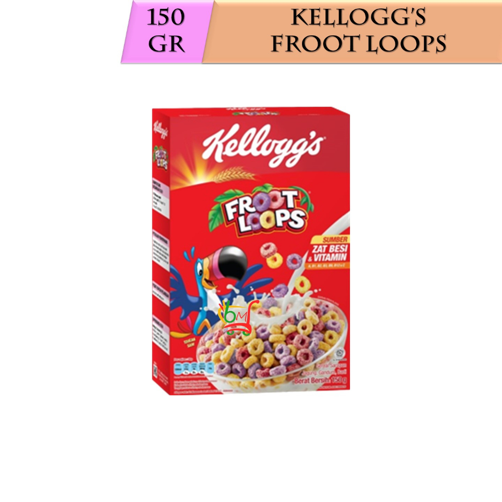 Kelloggs Froot Loops Cereal for Healthy Breakfast Small Pack | Shopee ...