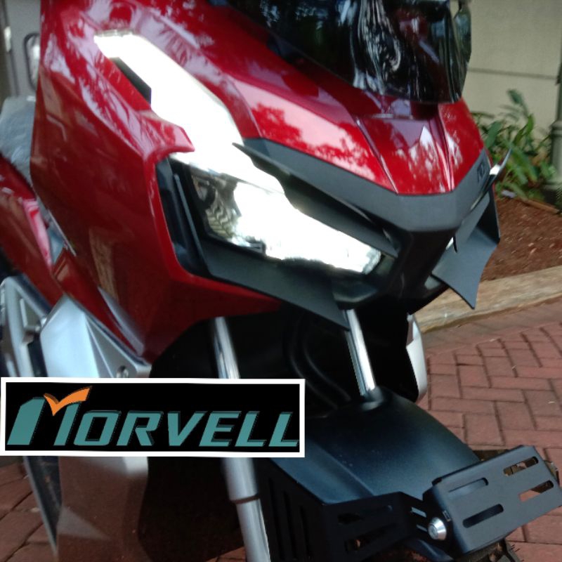 Honda adv 150 160 Winglet Eyebrow lamp - front lamp garnish adv150 ...