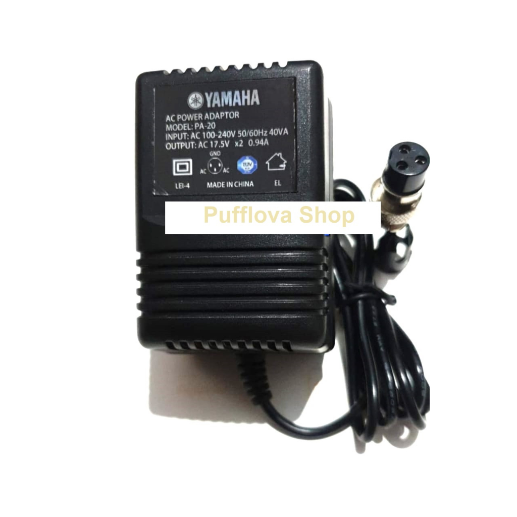 Mixer Adapter Yamaha MG Series MG166CX MG82CX MG124CX 17.5VX2 0.94A (AC ...