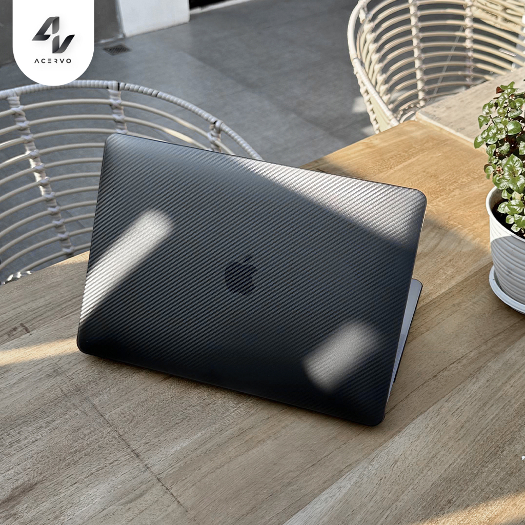 [LIMITED] Macbook Carbon Case Black Hard Case MacBook Pro 13” / MacBook ...