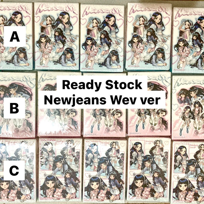 Newjeans get up album weverse ver a b c wev version new jeans nj ...